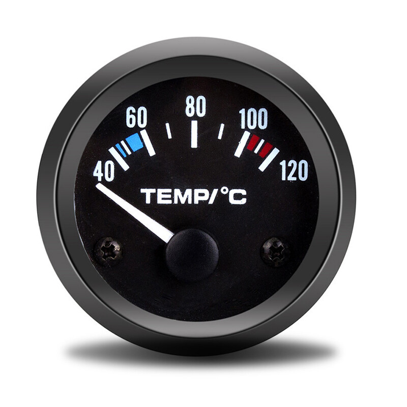 2" 52mm Pointer White LED Water Temperature Temp Gauge Meter 40℃-120℃ w ...