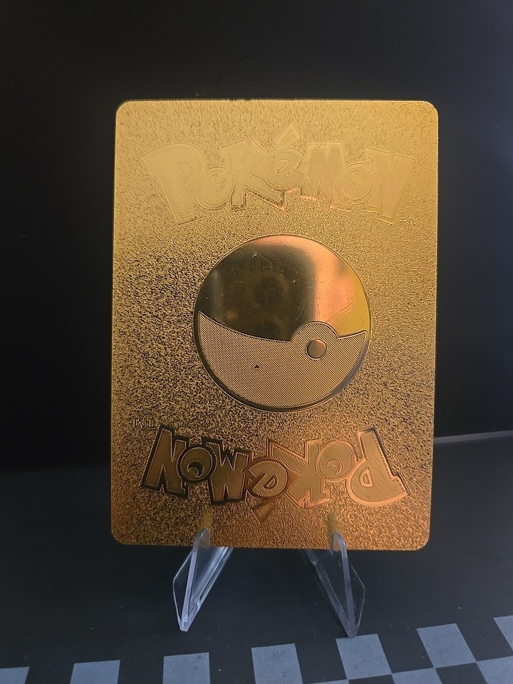 Pokémon Pikachu 075/073 Gold Foil Rare Fan Art Card LP | eBay