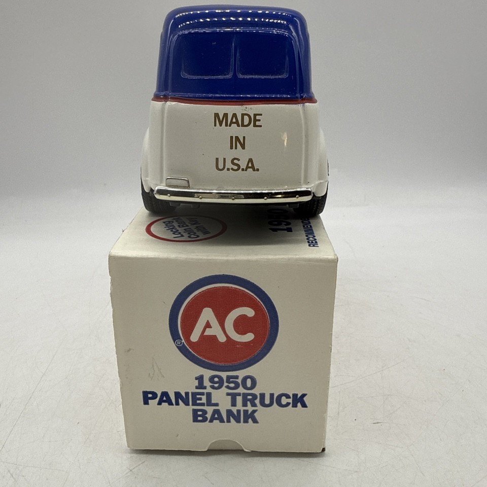 1950 Panel Delivery Truck Bank AC Spark Plugs Die Cast Metal Ertl 1992 ...