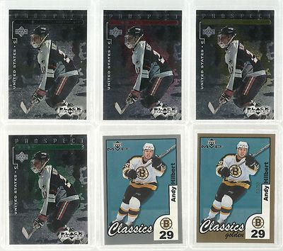 Andy Hilbert 10 Cards Upper Deck Hockey Exclusives Gold Black Diamond ...