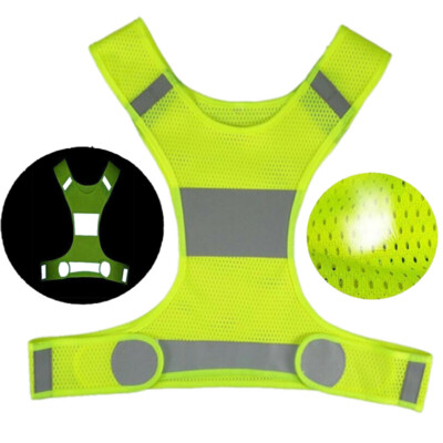High Visibility Hi Vis Running Vest Reflective Cycling Bib Safety Top ...