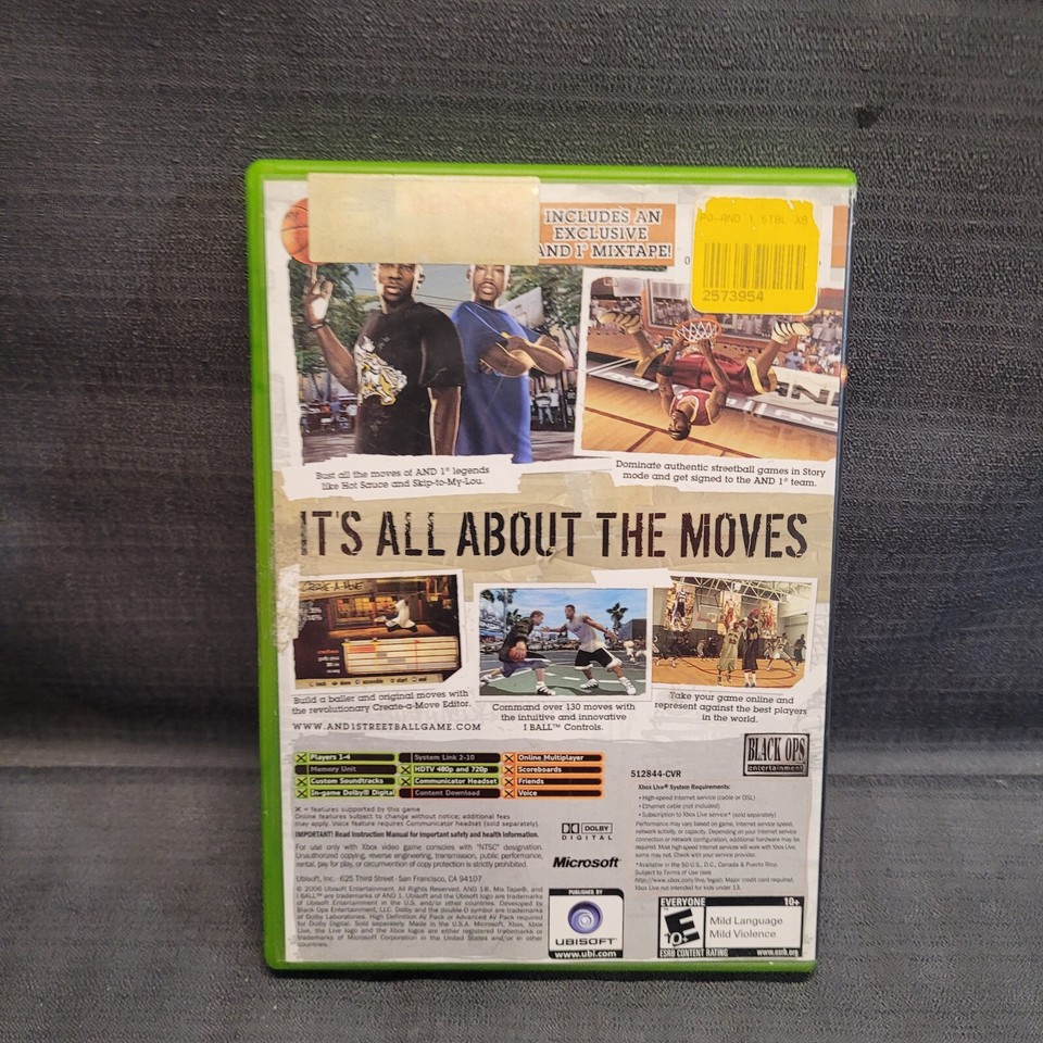 And 1 Streetball (Microsoft Xbox, 2006) Video Game | eBay