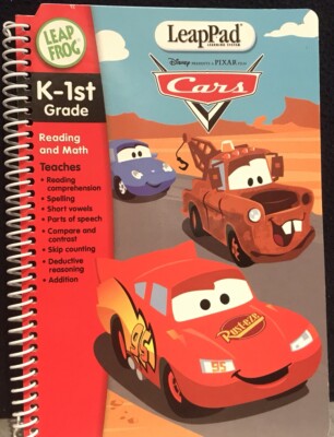 Lightning McQueen Cars LeapPad Leap Frog reading K-1st Grade No ...