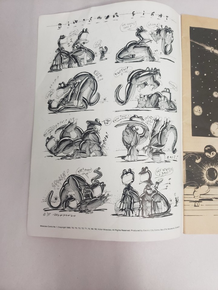 MOSCOSO COMIX No 1 #1 Underground Comic Book Rare Victor Moscoso | eBay