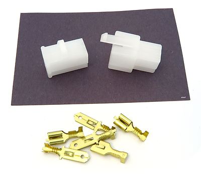 Locking Connector Kit - 6.3mm - .250" Series - 3 Pin - Motorcycle ...