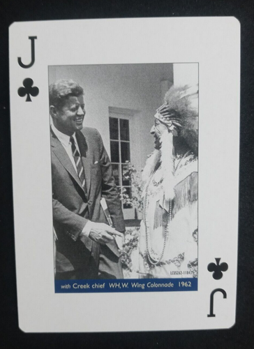 2004 JFK John F Kennedy Playing Card Jack Clubs | eBay