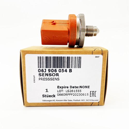 NEW Fuel Pressure Sensor (On Injector Rail) 06J906054B for Audi ...