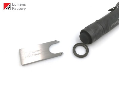 Tailcap Shroud Tool for Surefire E1 E2 EDCL E2T A2 L1 L2 LX2 V2, Z57 ...