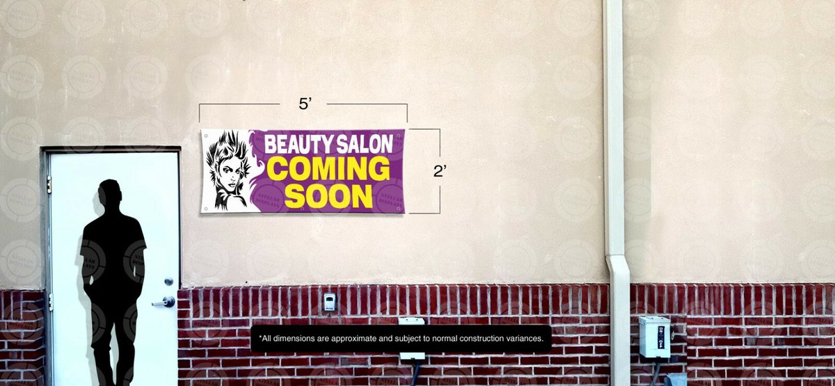 Hair Salon Opening Soon Signs