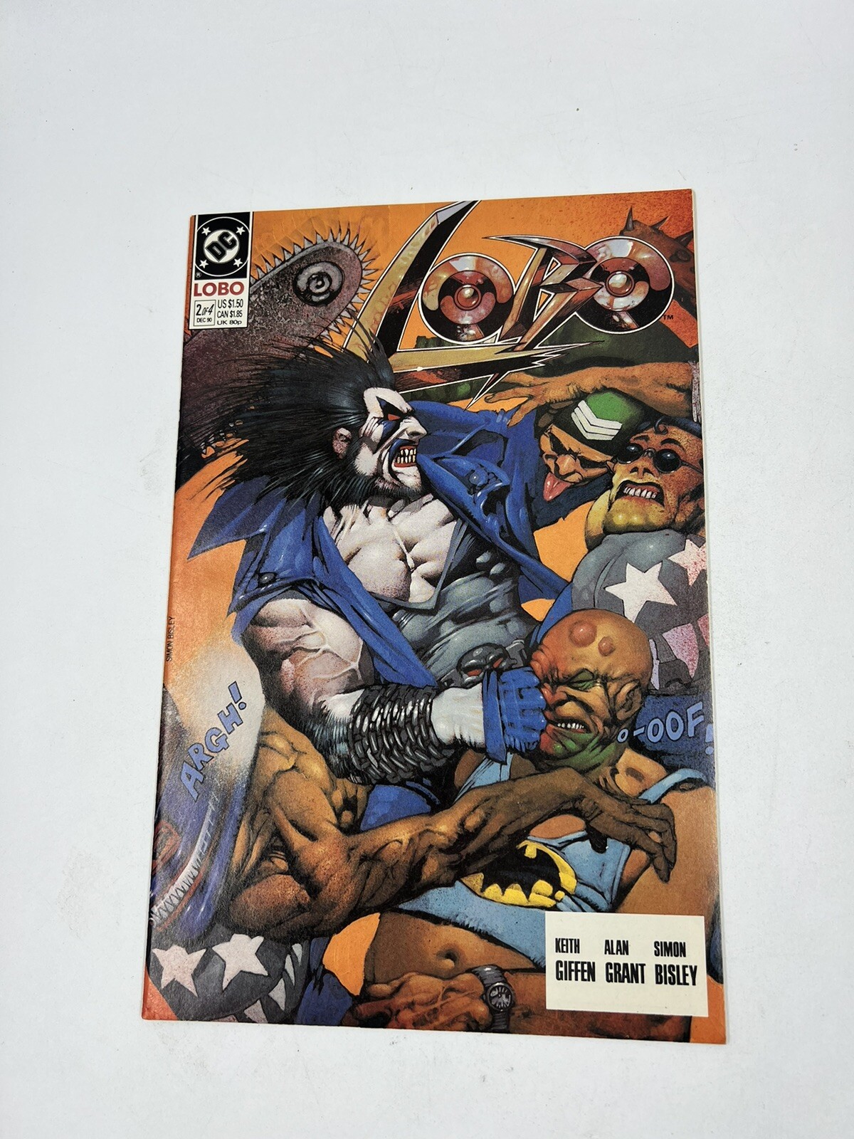 Lobo #2 December 1990 First Print DC Comic Book - Bagged & Boarded | eBay