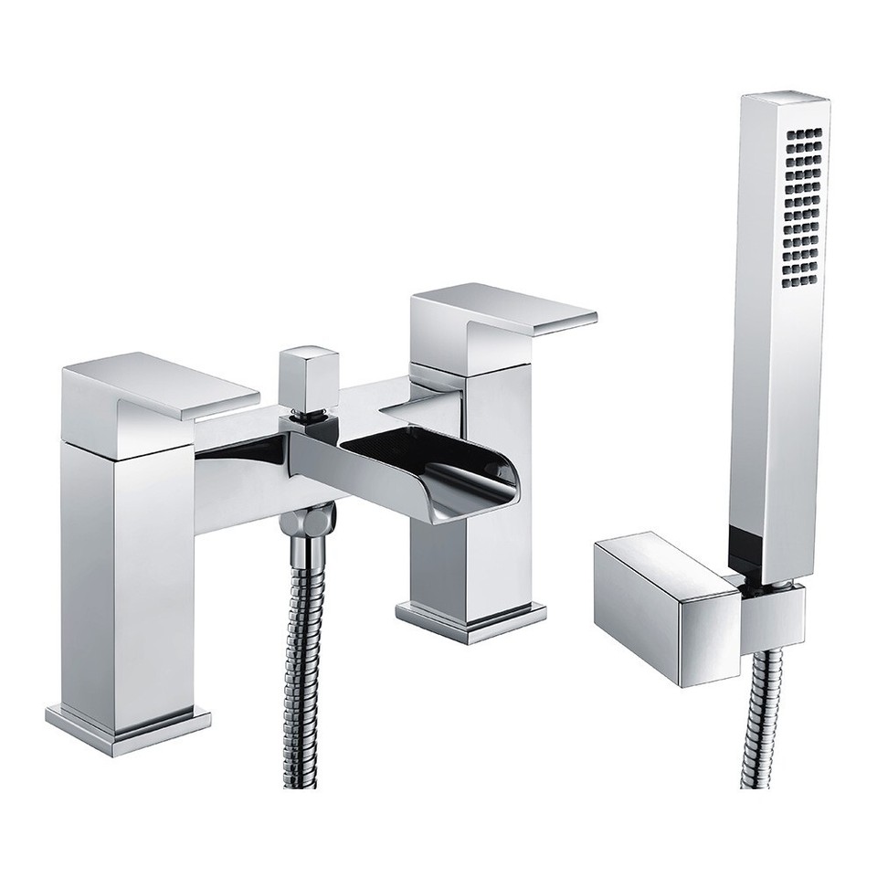 Waterfall Cascade Bathroom Taps, Basin Taps, Freestanding Bath Shower ...