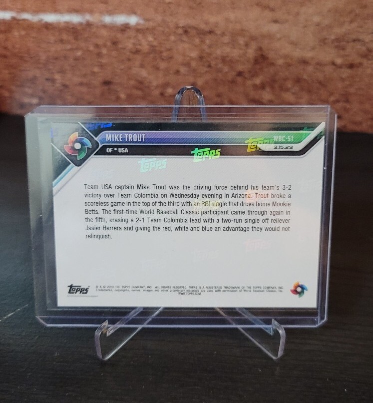 2023 Topps Now Mike Trout WBC-51 World Baseball Classic | eBay