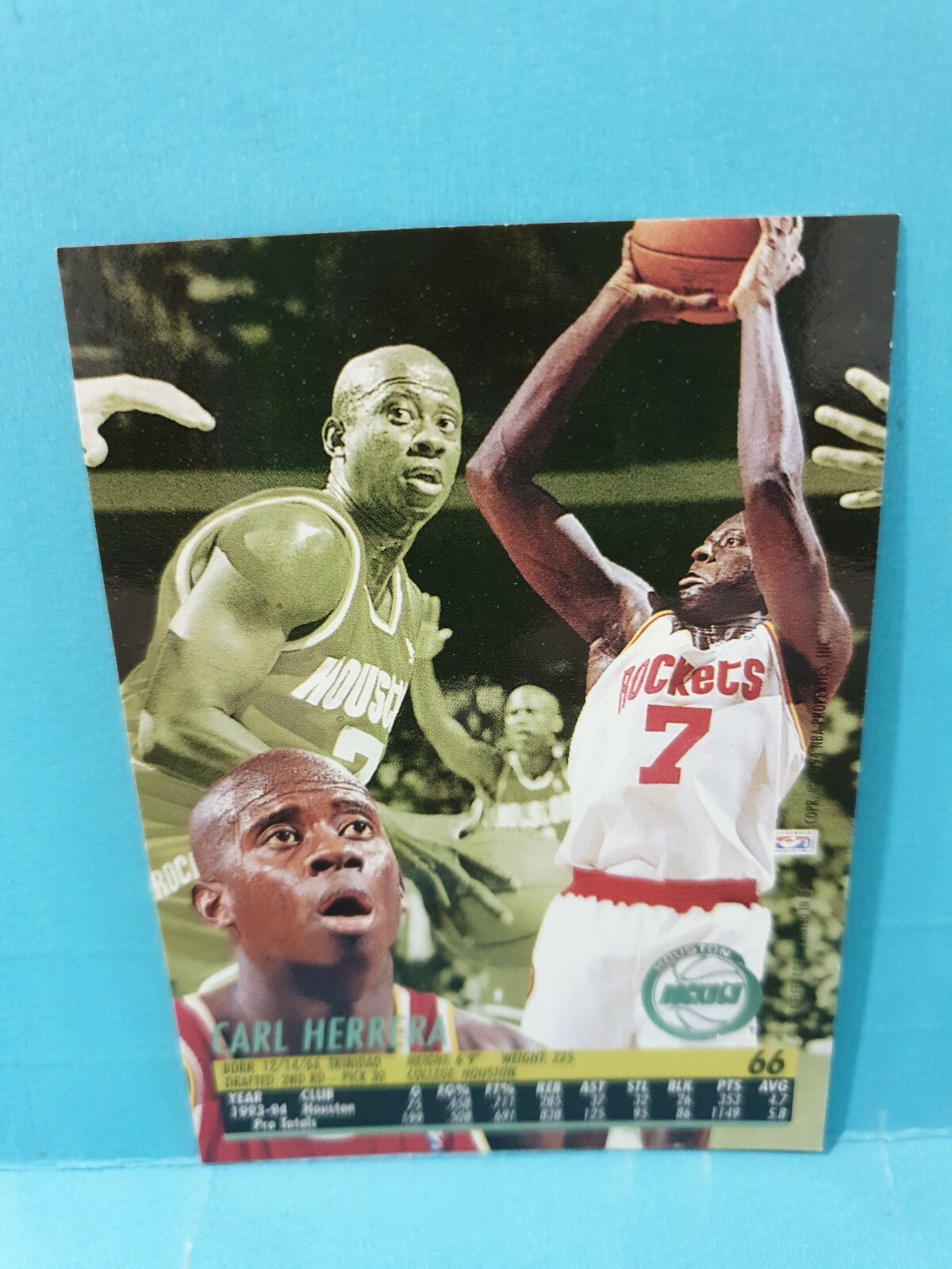 Carl Herrera🏆1994 Fleer Ultra #66 ROCKETS Basketball Card 🏆 FREE POST ...