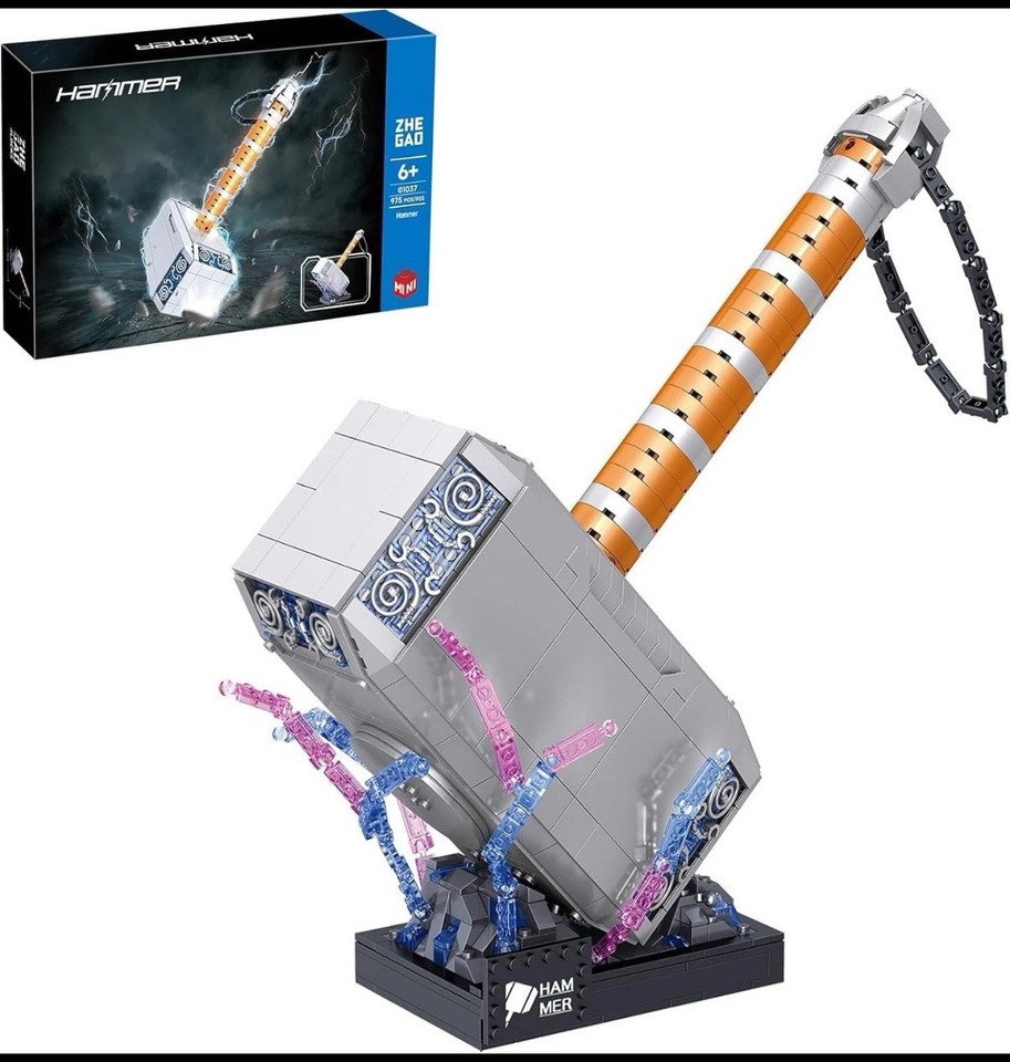 Thor Hammer Mjolnir Building Set (Not Lego) | eBay