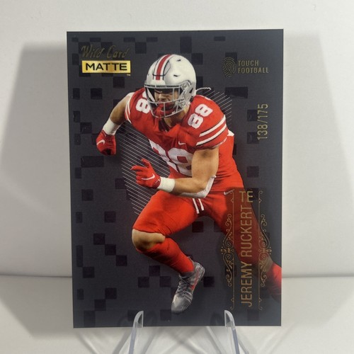 2022 Wild Card Matte Jeremy Ruckert #Mb-59 /175 Touch Football | eBay