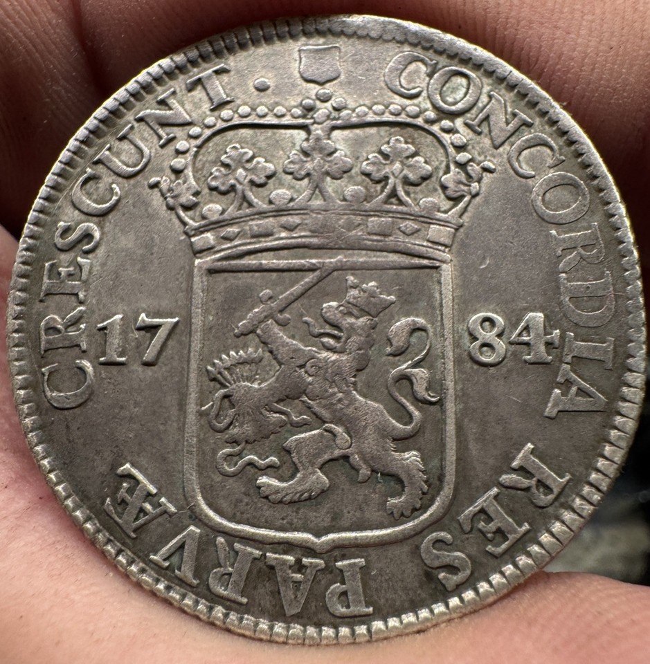 1784 Netherlands Utrecht Silver Rijksdaalder, “Silver Ducat”, High ...