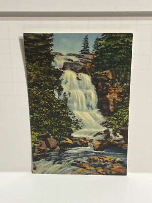 Postcard Waterfall Upper Pecos River Santa Fe New Mexico NM A51 | eBay