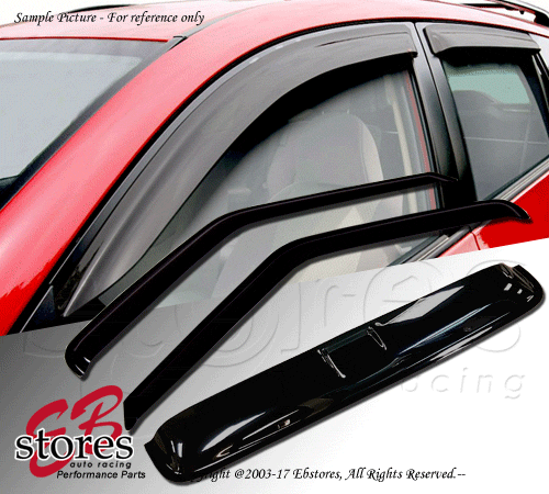 Vent Shade Outside Mount Window Visor Sunroof T2 3pcs Combo Scion FR-S ...