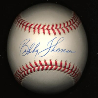 Bobby Thomson Autographed Signed Official National League Baseball | eBay