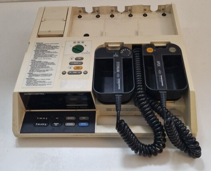Physio-Control Lifepak 10. Good. With paddles. Read description | eBay