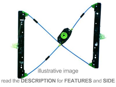 Window Lifter Lancia Ypsilon 09/'06-05/'10 Mechanism Front 3 Doors Left ...