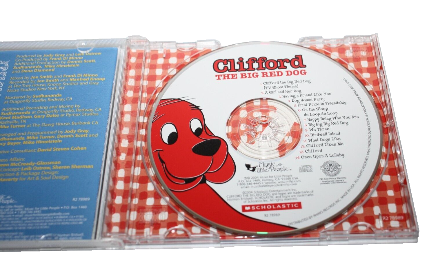 Clifford The Big Red Dog A Really Big Musical Tribute CD Childrens ...