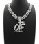 Hip Hop Only The Family OTF & 18" Full Iced Cuban Link Choker Chain ...