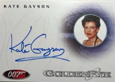 Kate Gayson Autograph A87 in GoldenEye from James Bond in Motion | eBay