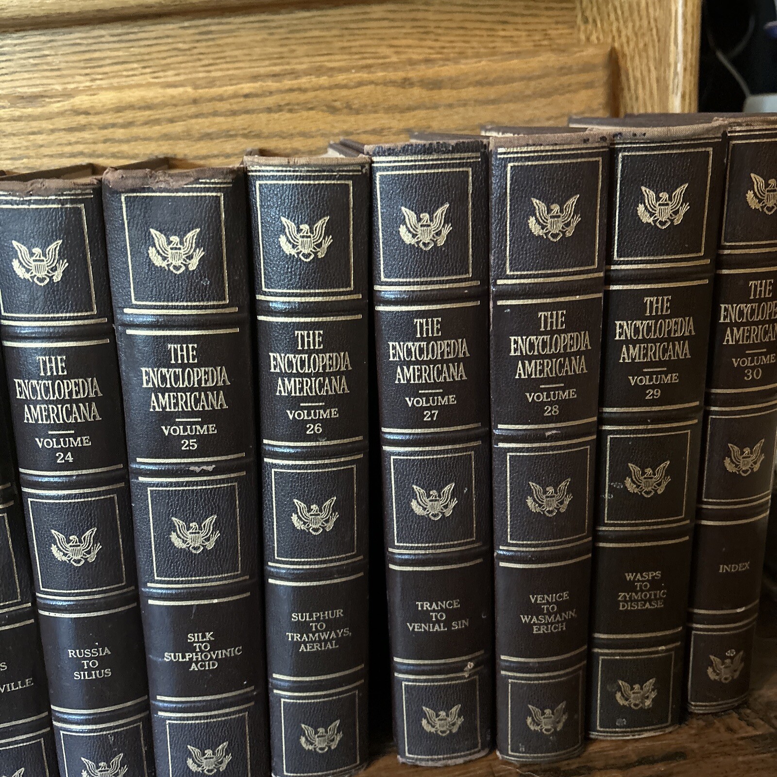 The Encyclopedia Americana Complete 30 Volume Set 1954 HC | eBay
