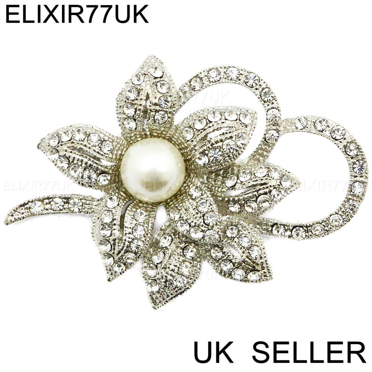 Brooch For Wedding Generic Brooch Rhinestone Pin Shiny Bright Women's