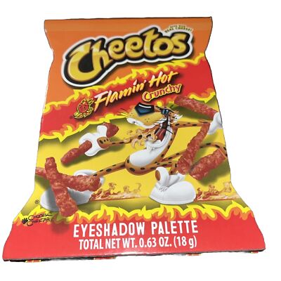 Cheetos Flamin' Hot Crunchy Eyeshadow Palette - 12 Shades & Mirror ...
