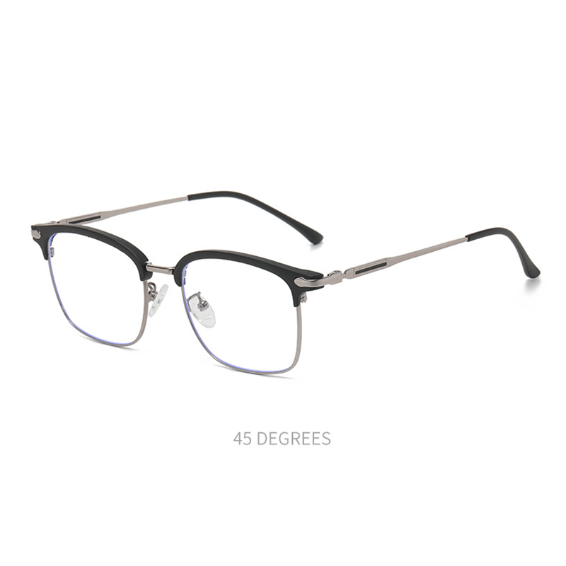 Men Women Square Anti-Blue Light Optical Glasses Retro Clear Lens ...