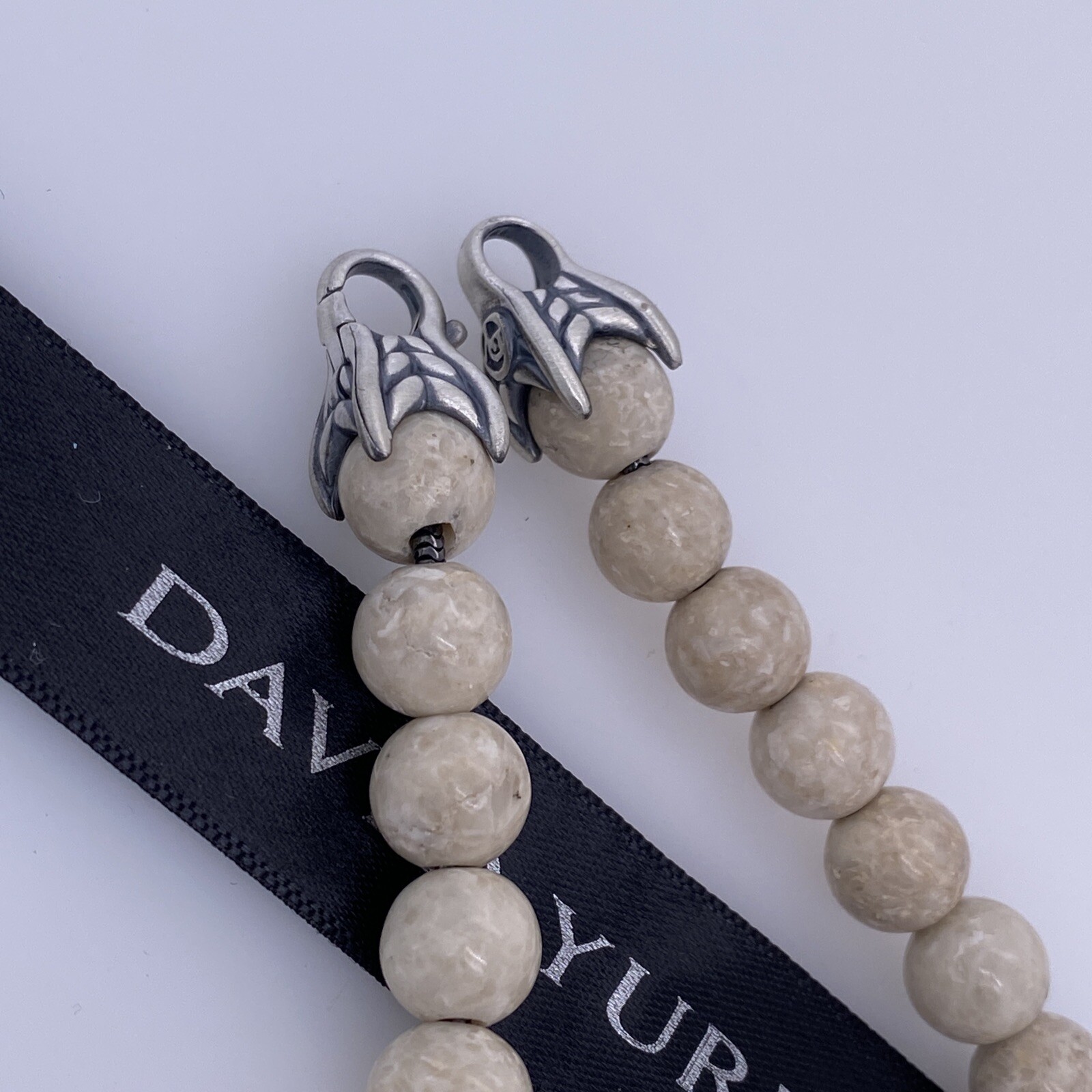 DAVID YURMAN Matrix 8mm Riverstone Spiritual Bead Bra… - Gem