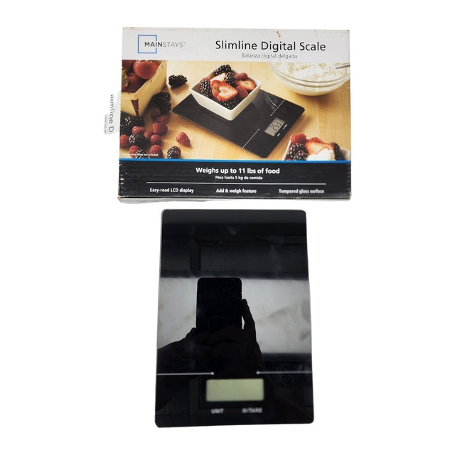Mainstays EK9180WM Slim Digital Scale Black for sale online | eBay
