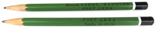 Vtg Wood Advertising 8" Pencil Heinrich Bahrs German Painter Hamburg ...