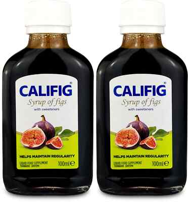 Califig Syrup Of Figs 100ml | Digestive Health | Natural Laxative X 2 ...