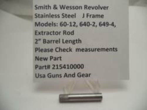 215410000 Smith & Wesson J Frame Model 60-12, 640-2 & 649-4 Extractor ...