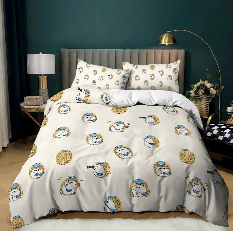 Kids Bedroom Decorate Cartoons Doona Quilt Duvet Cover Single Double ...