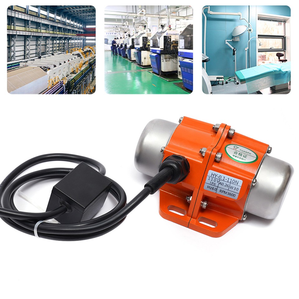 AC Vibration Motor 110V 30W 1-phase 3600rpm Speed Vibrating Motor New ...