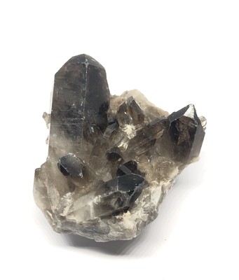 Beautiful Irradiated Smoky Quartz Crystal Cluster 286g From Brazil | eBay