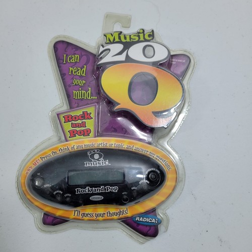Radica Music 20 Q Rock & Pop Read Your Mind Hand Held Game New 12924 ...