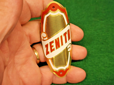 Zenith Head Tube Bike Badge Emblem Etched Brass | eBay