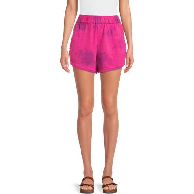 Time and Tru Women's Berry Fun Tie Dye Shorts | eBay