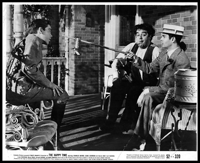 Louis Jourdan + Bobby Driscoll in The Happy Time (1952) ORIGINAL PHOTO ...