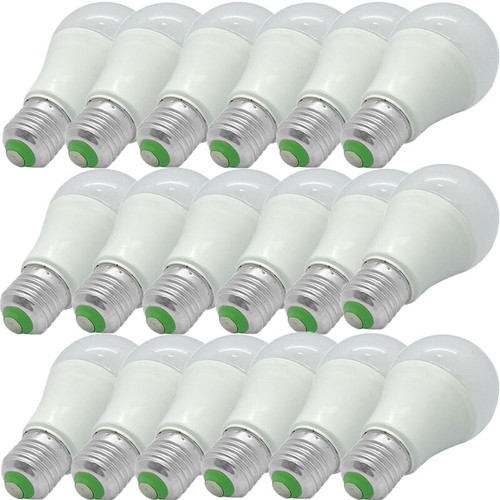 Lot A19 LED Light Bulbs 15W Equivalent 100W E26 6500K Daylight White ...