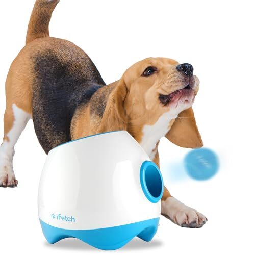 iFetch Too Automatic Dog Ball Launcher for Medium to Large Dogs, Indoor ...