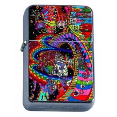 Trippy Art Em2 Flip Top Oil Lighter Windproof | eBay