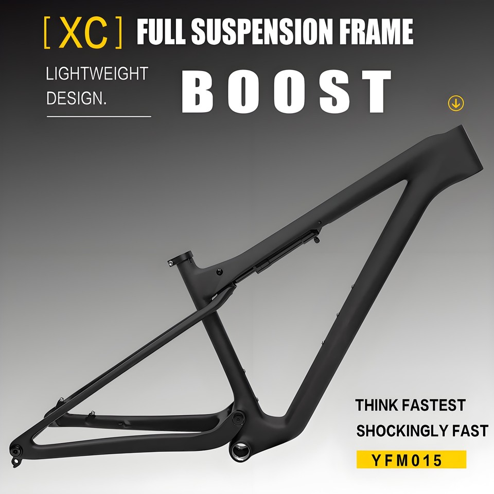 Airwolf T1100 Carbon MTB Suspension Frame - 29er Boost, XC/Cyclocross ...