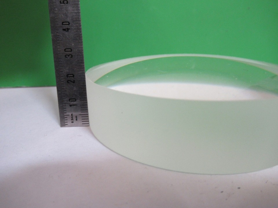 OPTICAL LENS GLASS HUGE PLANO CONVEX PLCX OPTICS AS PICTURED 18-FT-45 ...