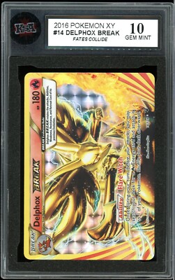 2016 Pokemon Fates Collide #14 Delphox Break KSA 10 Gem Mint | eBay
